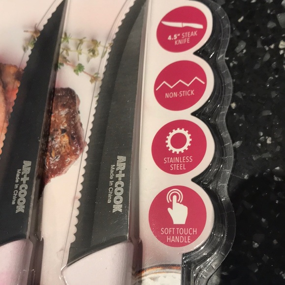 AR+COOK | Dining | Ar Cook Steak Knife Set Santoku Set | Poshmark